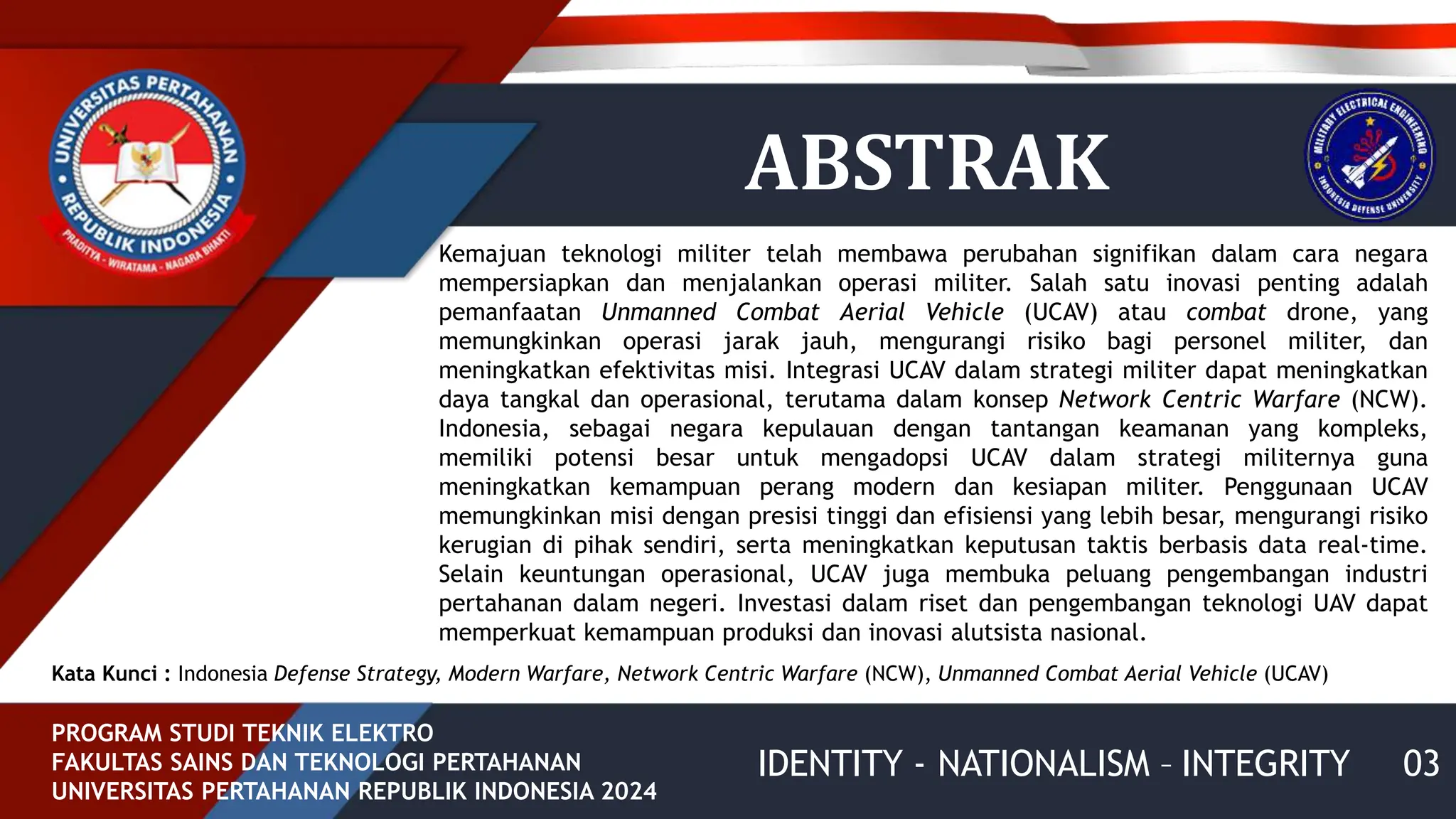 PEMANFAATAN UNMANNED COMBAT AERIAL VEHICLE (UCAV) ATAU COMBAT DRONE DAN ...