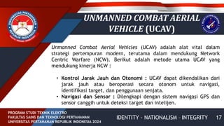 PEMANFAATAN UNMANNED COMBAT AERIAL VEHICLE (UCAV) ATAU COMBAT DRONE DAN PENERAPANNYA DALAM ...