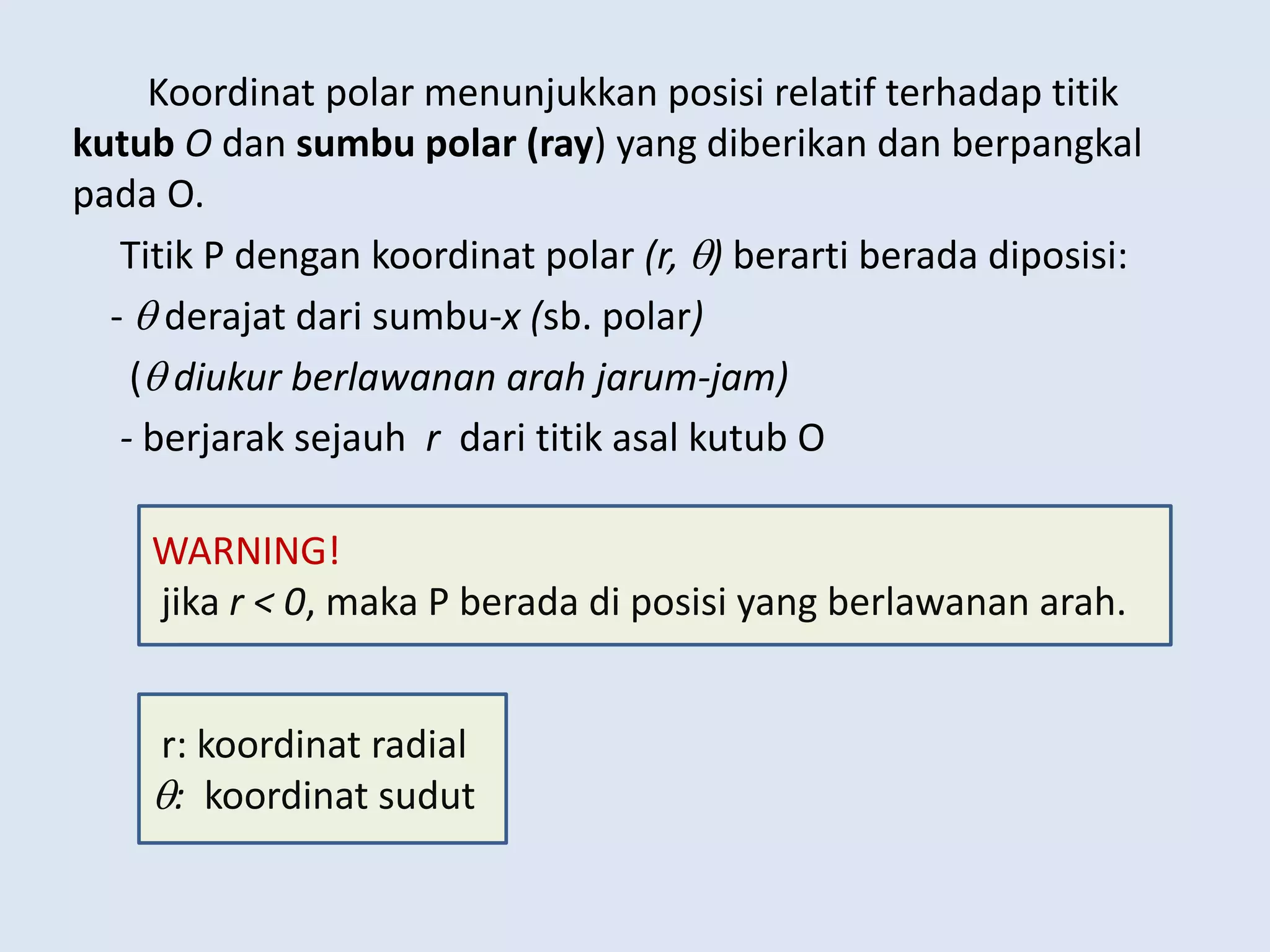 koordinat polar | PPTX
