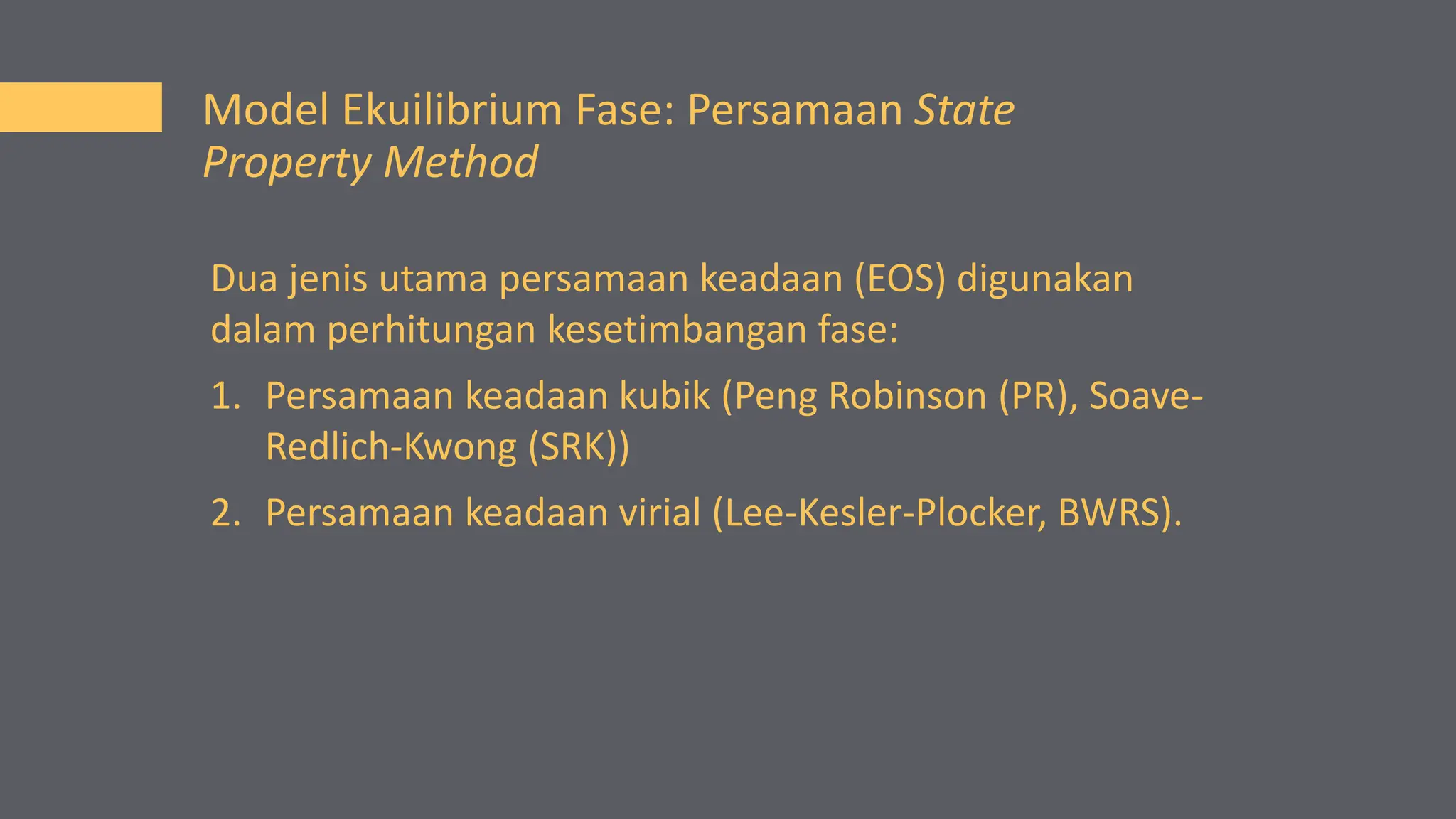 Desain proses kimia menuju simulasi proses | PPTX