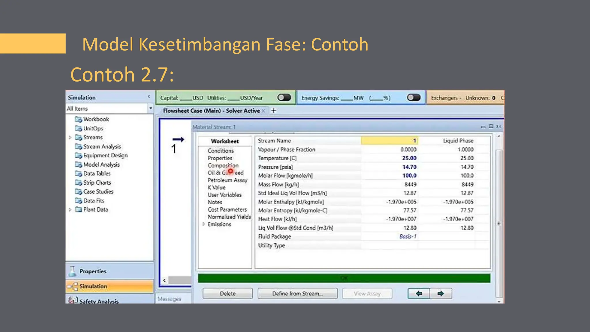 Desain proses kimia menuju simulasi proses | PPTX