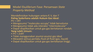 Desain proses kimia menuju simulasi proses | PPTX