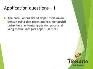 Kelompok 9 Case 5.1. Panera Bread | PPTX