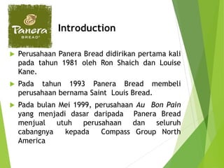 Kelompok 9 Case 5.1. Panera Bread | PPT