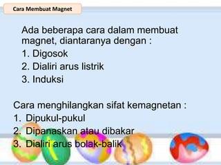 Kelompok 9 kemagnetan | PPTX