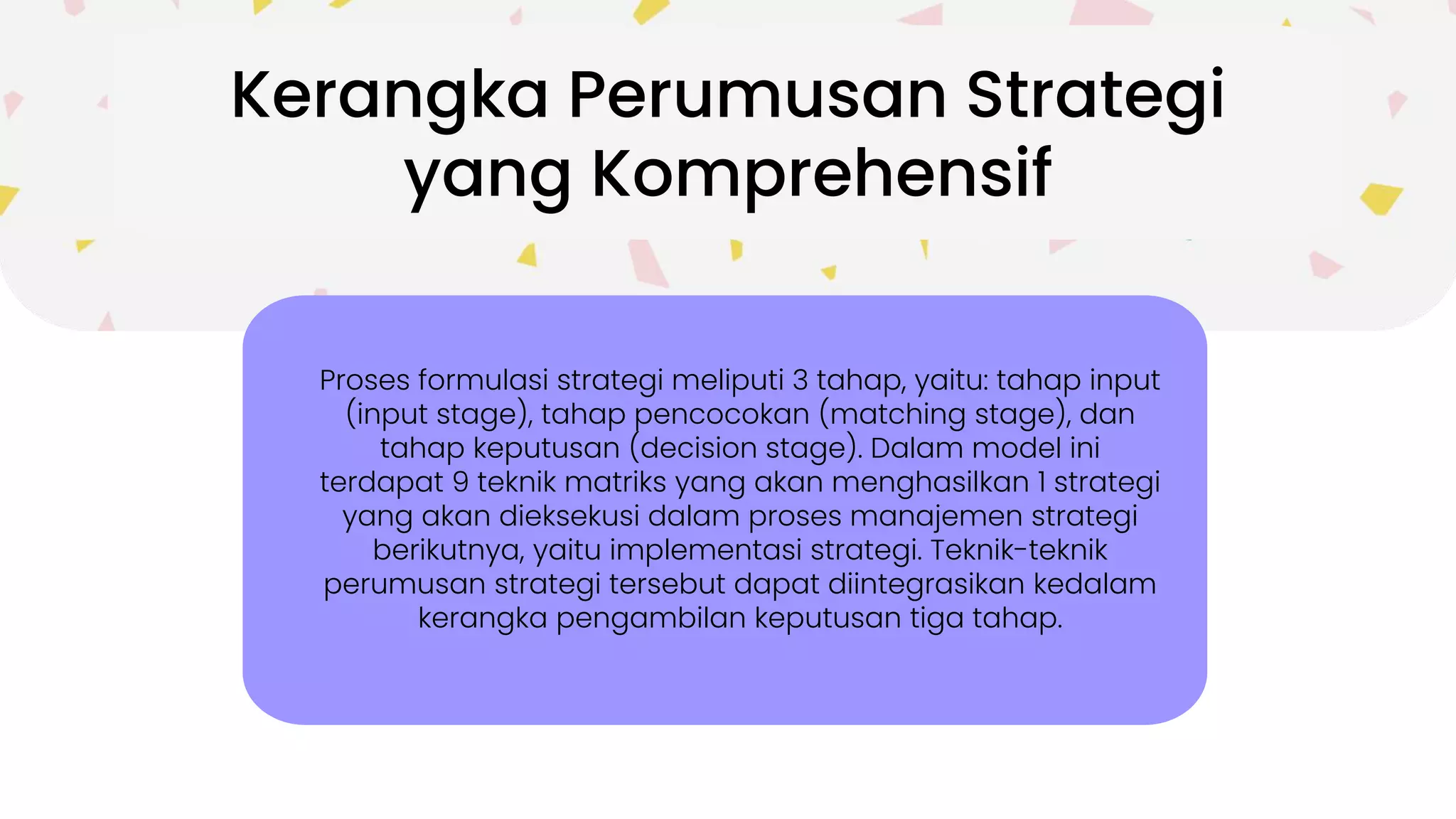 Kelompok 9 - Pilihan dan Analisis Strategi.pptx