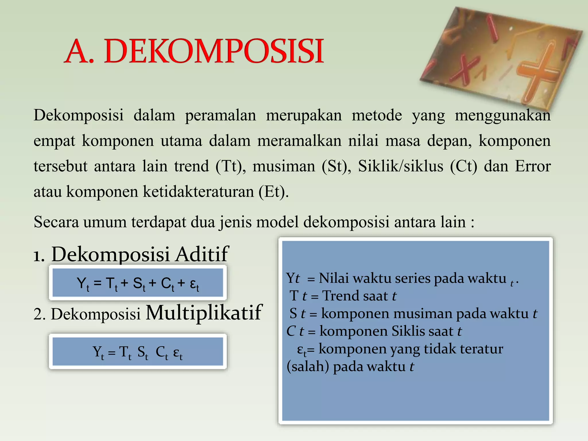 analisa runtut waktu | PPTX