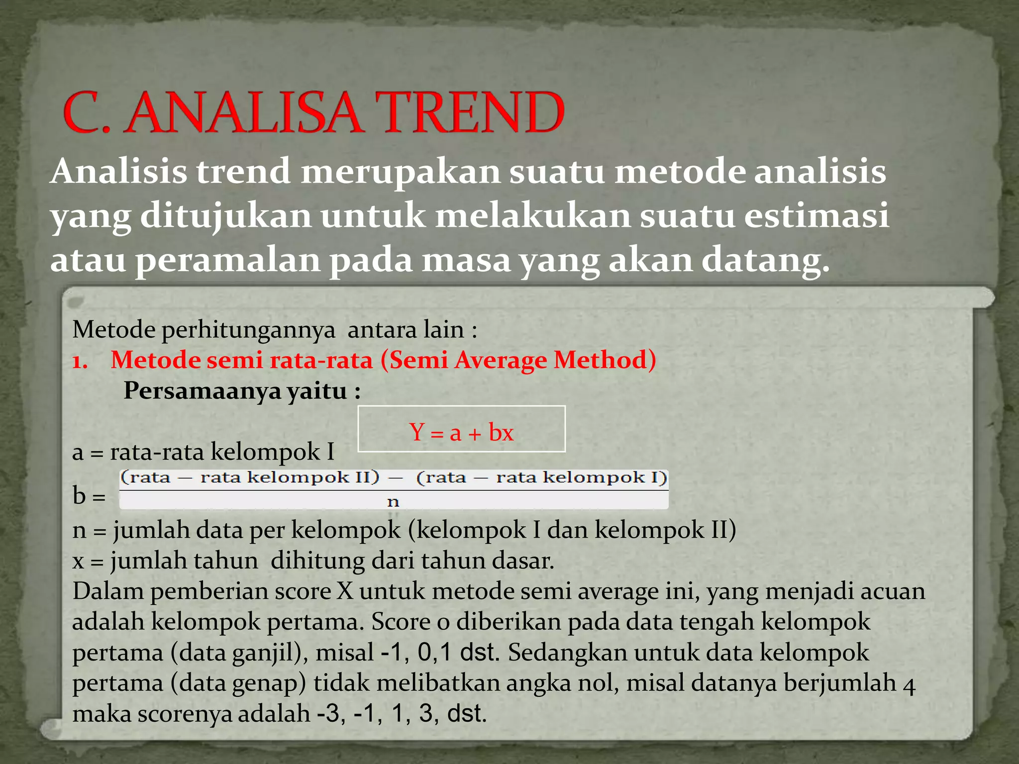 analisa runtut waktu | PPTX