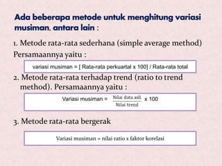 analisa runtut waktu | PPTX