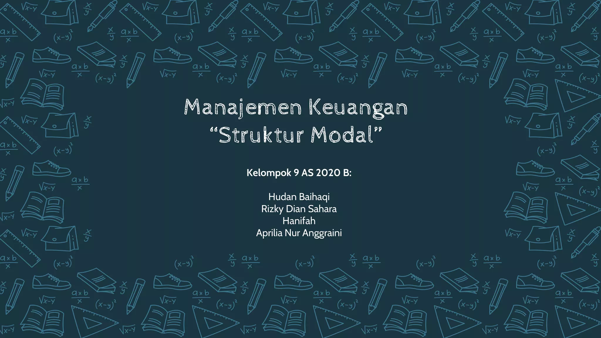 Manajemen Keuangan "Struktur Modal".pptx