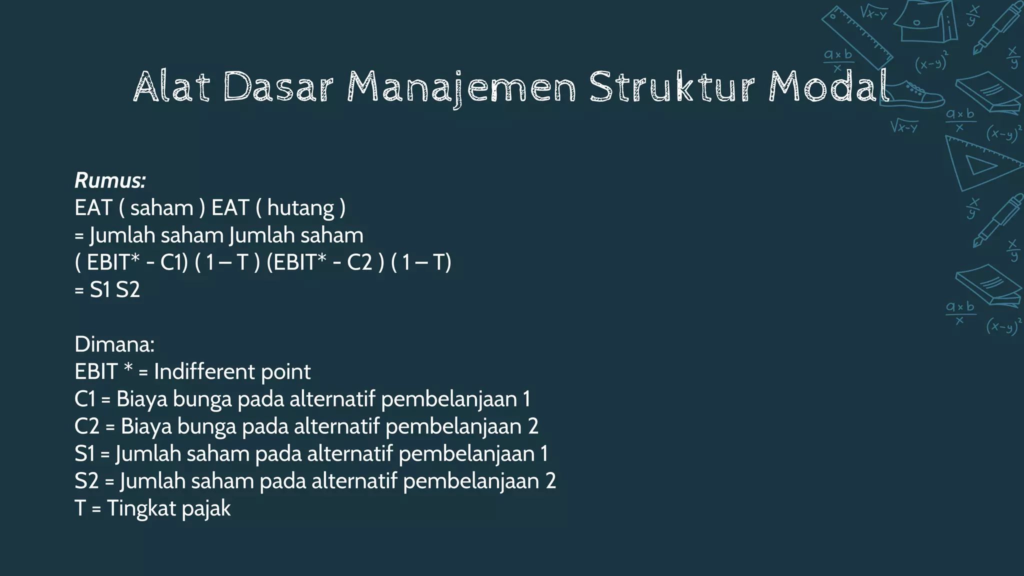 Manajemen Keuangan "Struktur Modal".pptx