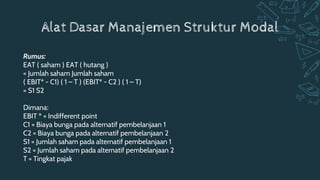 Manajemen Keuangan "Struktur Modal".pptx
