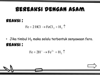 Unsur Fe (Besi) | PPTX