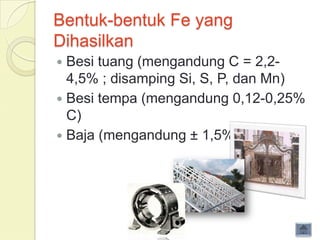 Unsur Fe (Besi) | PPTX