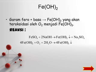 Unsur Fe (Besi) | PPTX