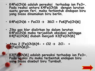Unsur Fe (Besi) | PPTX