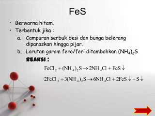 Unsur Fe (Besi) | PPT