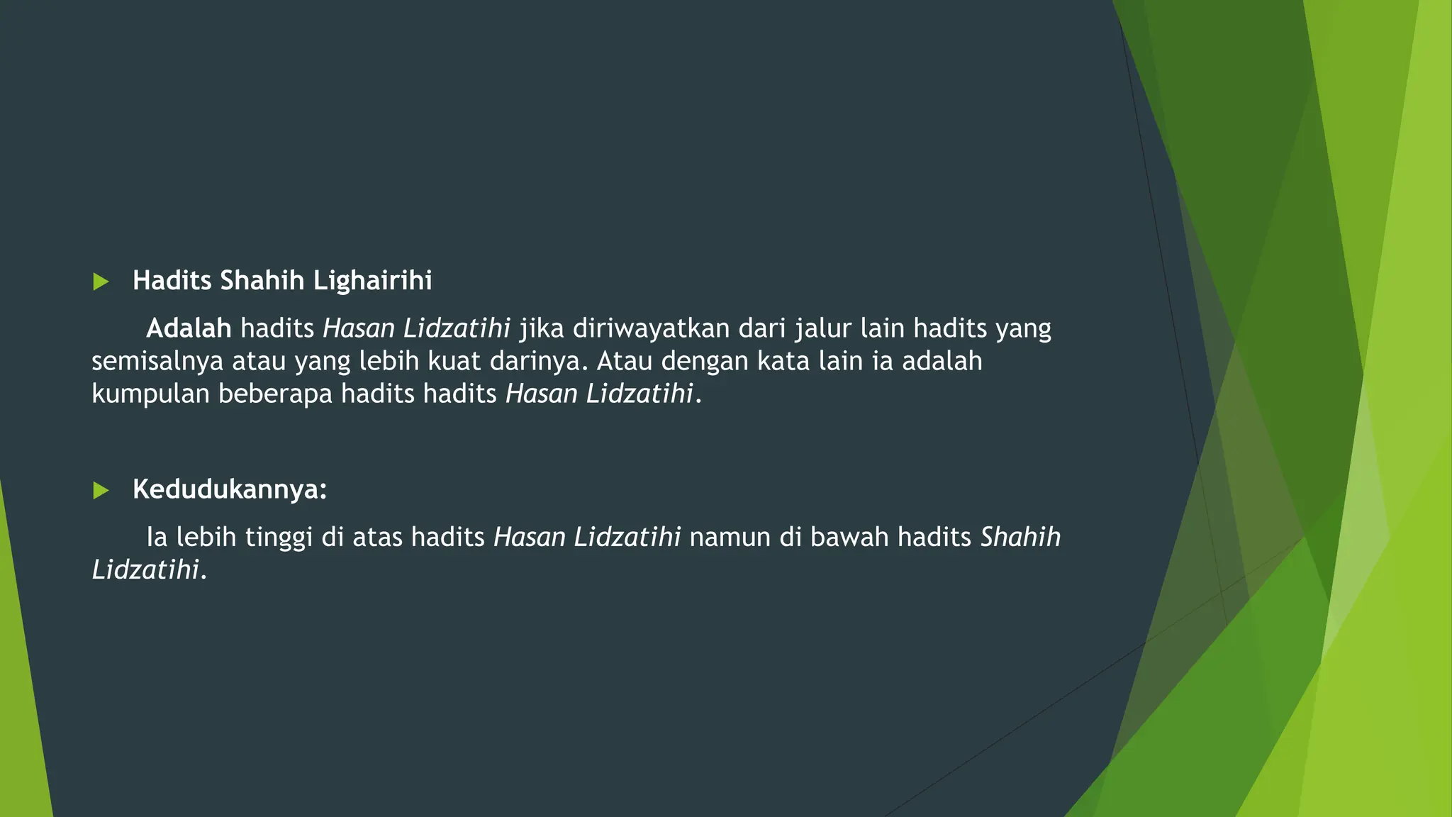 KELOMPOK 9 Hadits.pptx hadis hadis hadis h | PPT