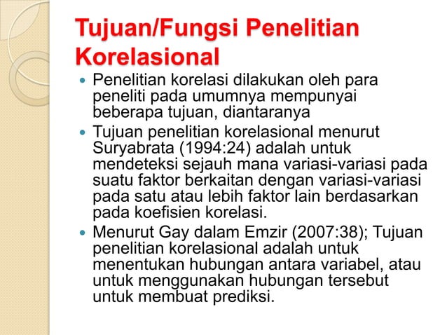 Metode Korelasional 2 (Psikologi Umum) | PPTX