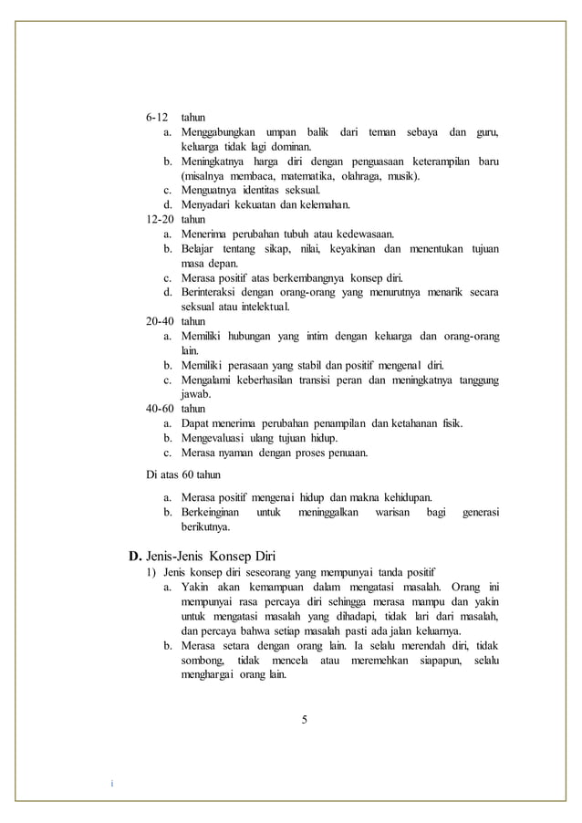 makalah keperawatan dasar 1 tentang konsep diri | DOCX