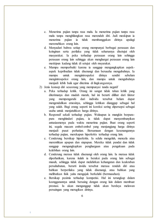 makalah keperawatan dasar 1 tentang konsep diri | DOCX