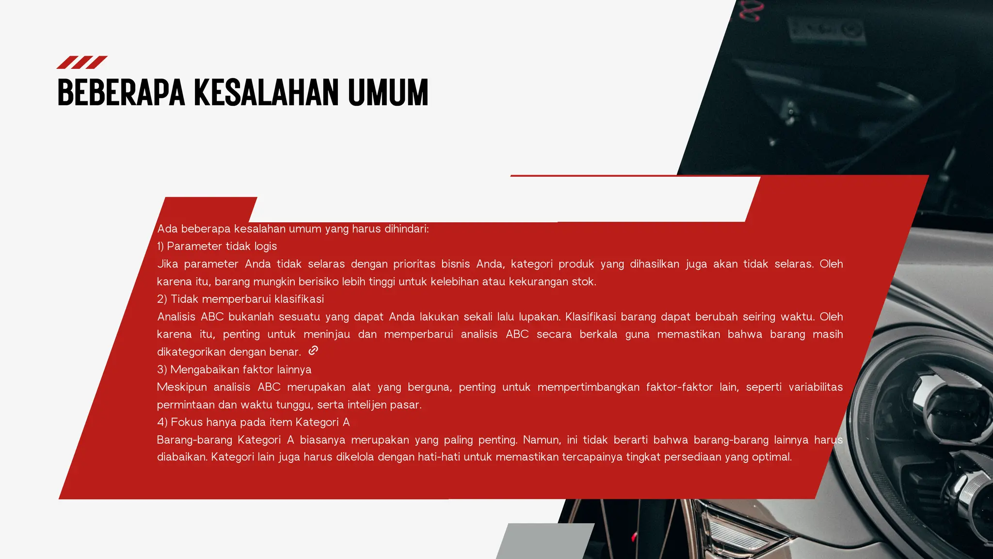 Presentasi Materi tentang Pengenalan ABC INVENTORY | PPT