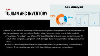 Presentasi Materi tentang Pengenalan ABC INVENTORY | PDF