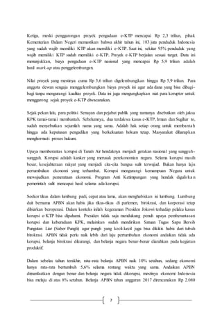 Laporan Ilmiah Kasus Korupsi E-KTP | DOCX