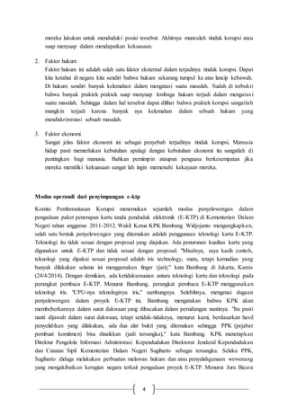 Laporan Ilmiah Kasus Korupsi E-KTP | DOCX