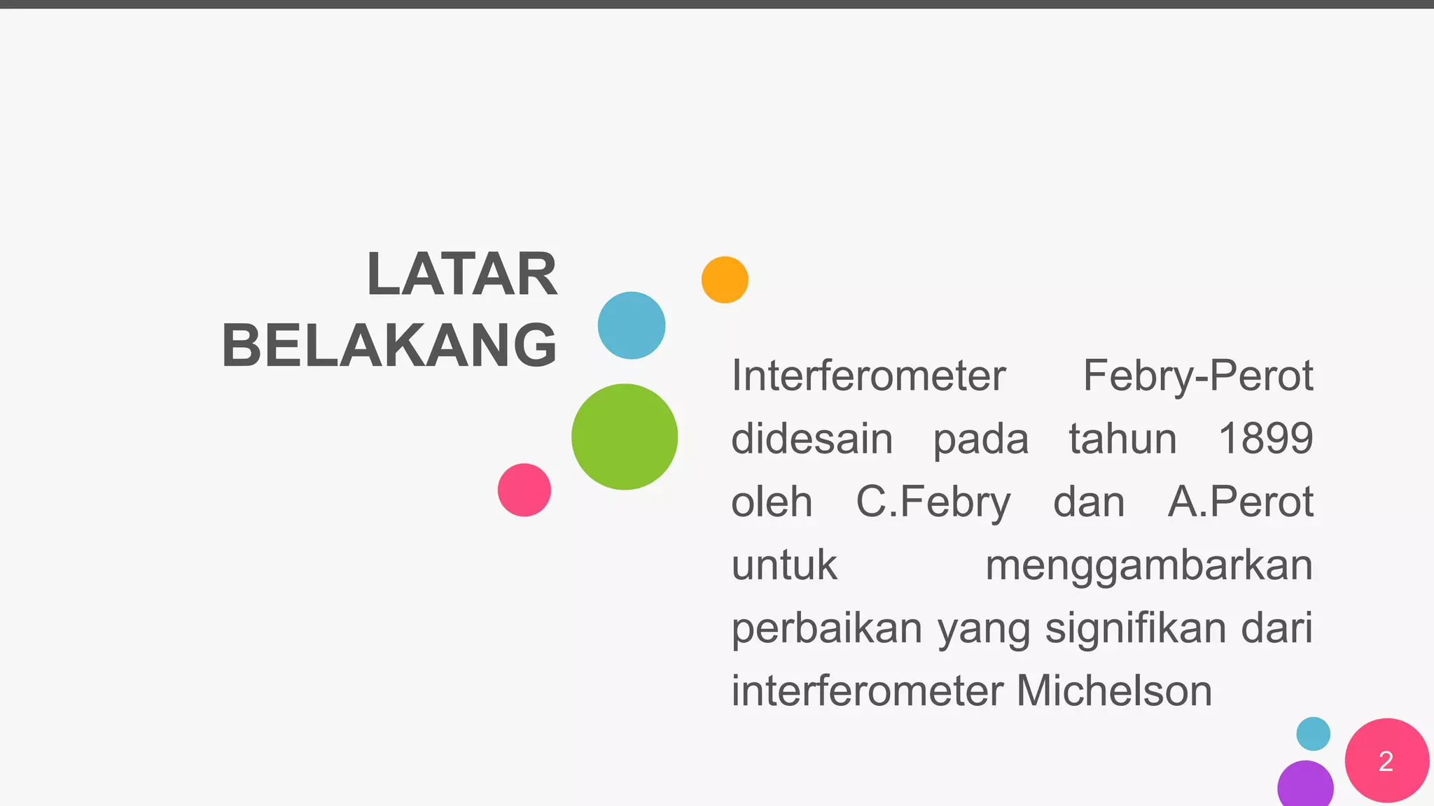 Eksperimen Fisika "Interferometer Febry-Perot" | PPTX