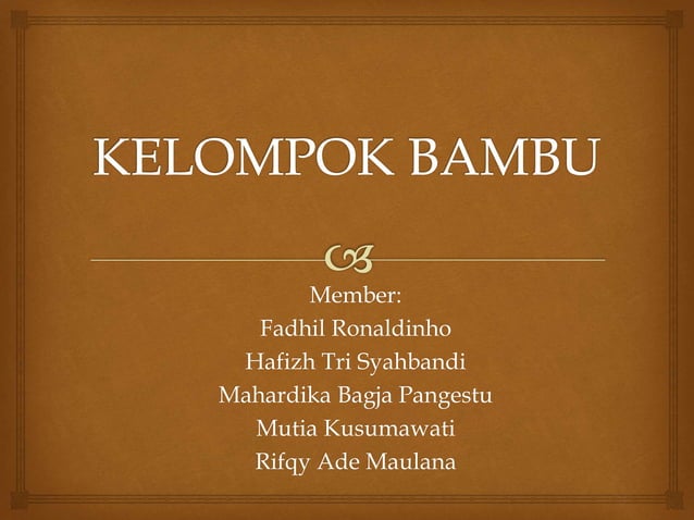 Kelompok bambu | PPT