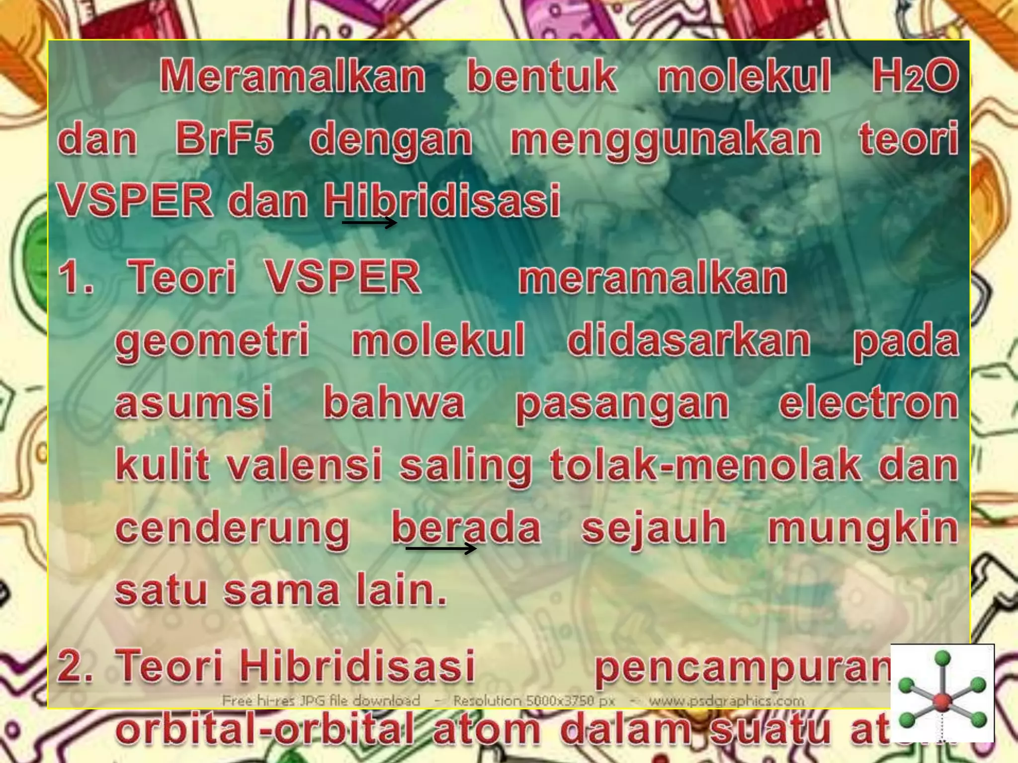 bentuk molekul h2o | PPTX