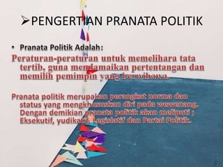 POWER POINT PRANATA | PPTX