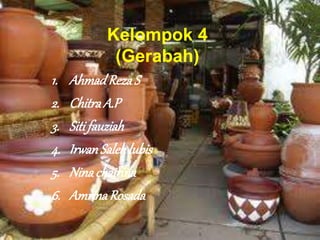 Sejarah Gerabah - Seni Budaya Kelas XI | PPTX