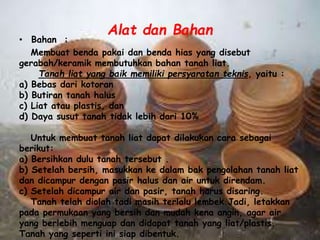 Sejarah Gerabah - Seni Budaya Kelas XI | PPTX