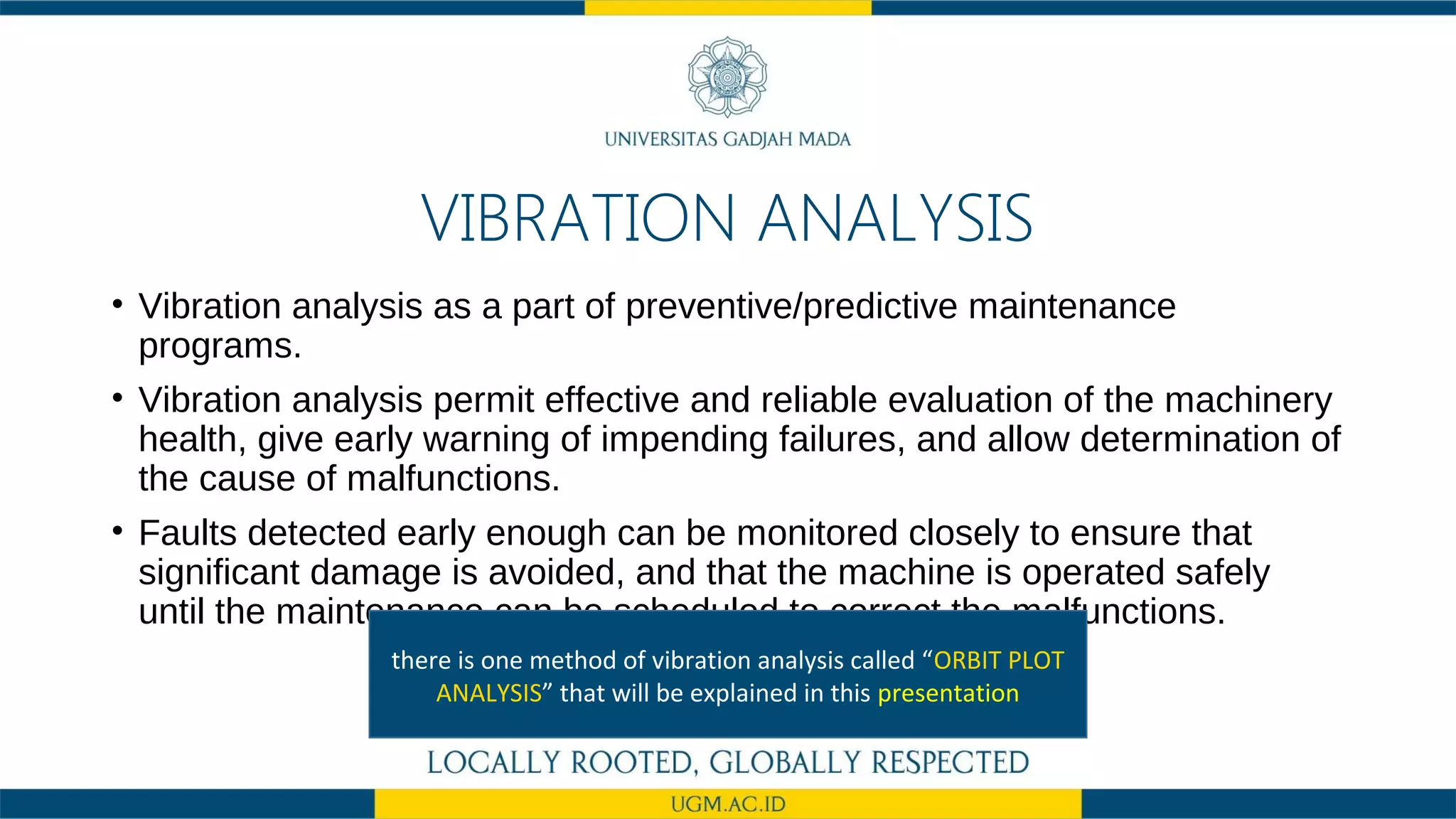 ORBIT PLOT ANALYSIS - VIBRATION ANALYSIS | PPT