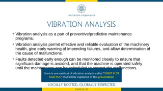 ORBIT PLOT ANALYSIS - VIBRATION ANALYSIS | PPT