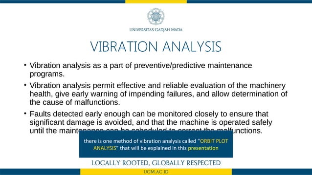 ORBIT PLOT ANALYSIS - VIBRATION ANALYSIS | PPT