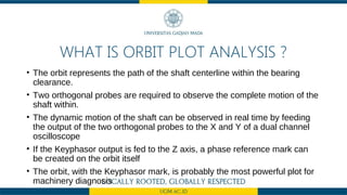 ORBIT PLOT ANALYSIS - VIBRATION ANALYSIS | PPT