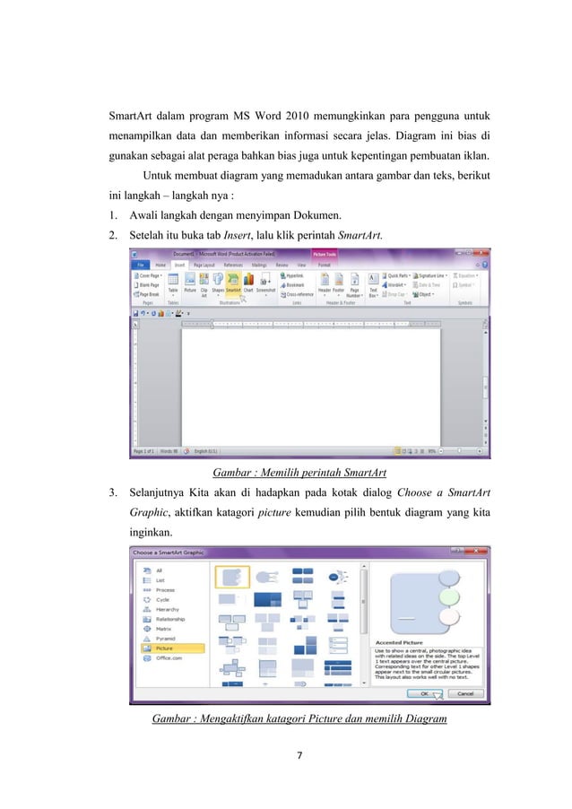Microsft Office 2010 (Word dan Excel) - Aplikasi Komputer (Makalah) | PDF