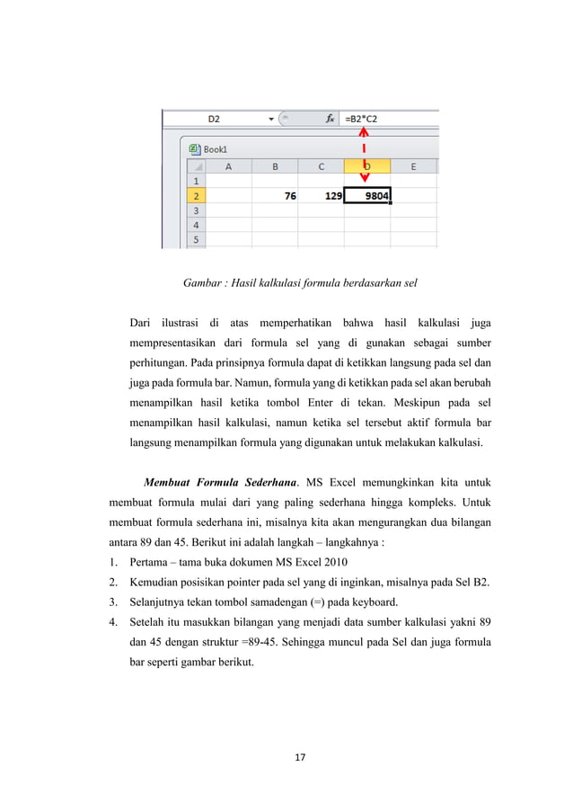 Microsft Office 2010 (Word dan Excel) - Aplikasi Komputer (Makalah) | PDF