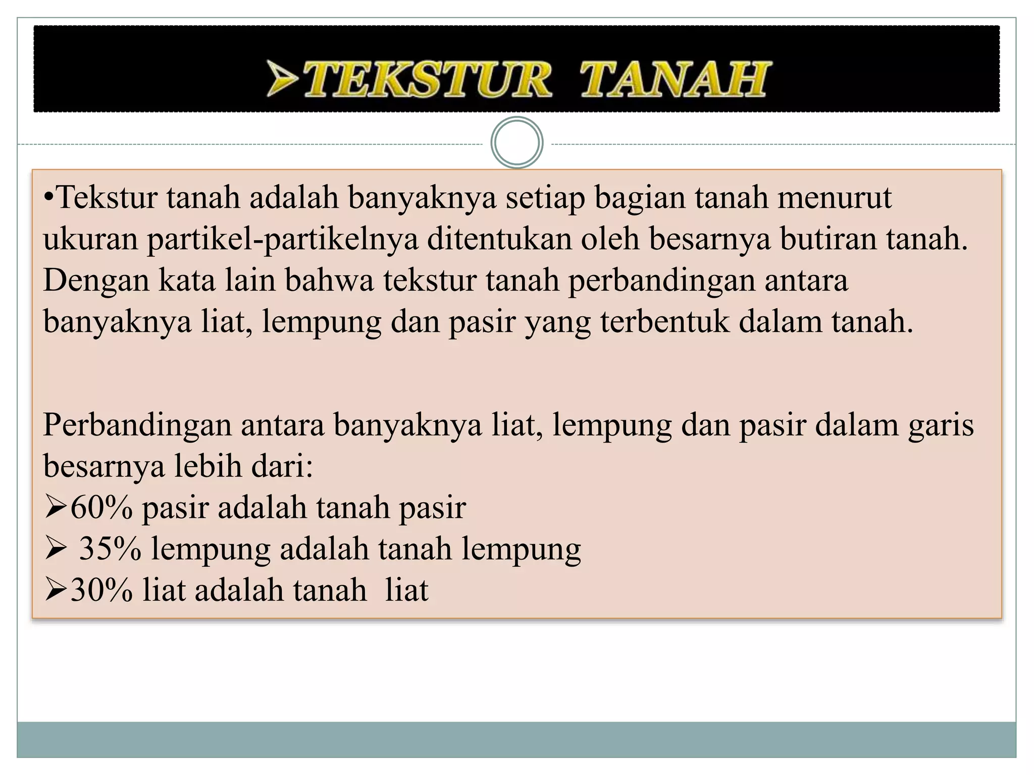 sifat fisik tanah | PPTX