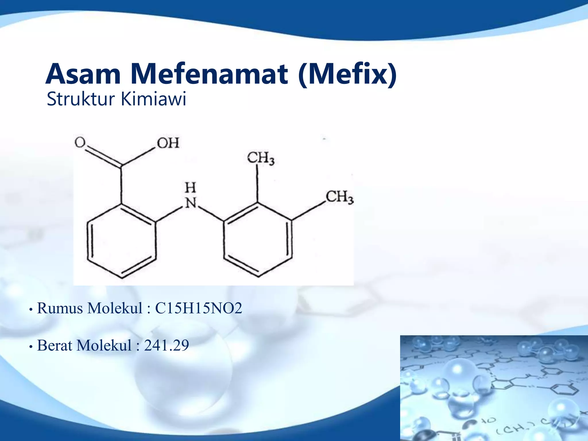 NSAIDs (Mefenamic Acid/Asam Mefenamat) | PPTX