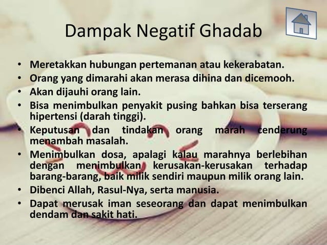 materi kelas 8 (marah atau ghadab) | PPTX