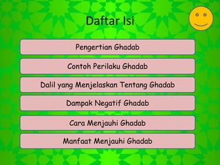materi kelas 8 (marah atau ghadab) | PPTX
