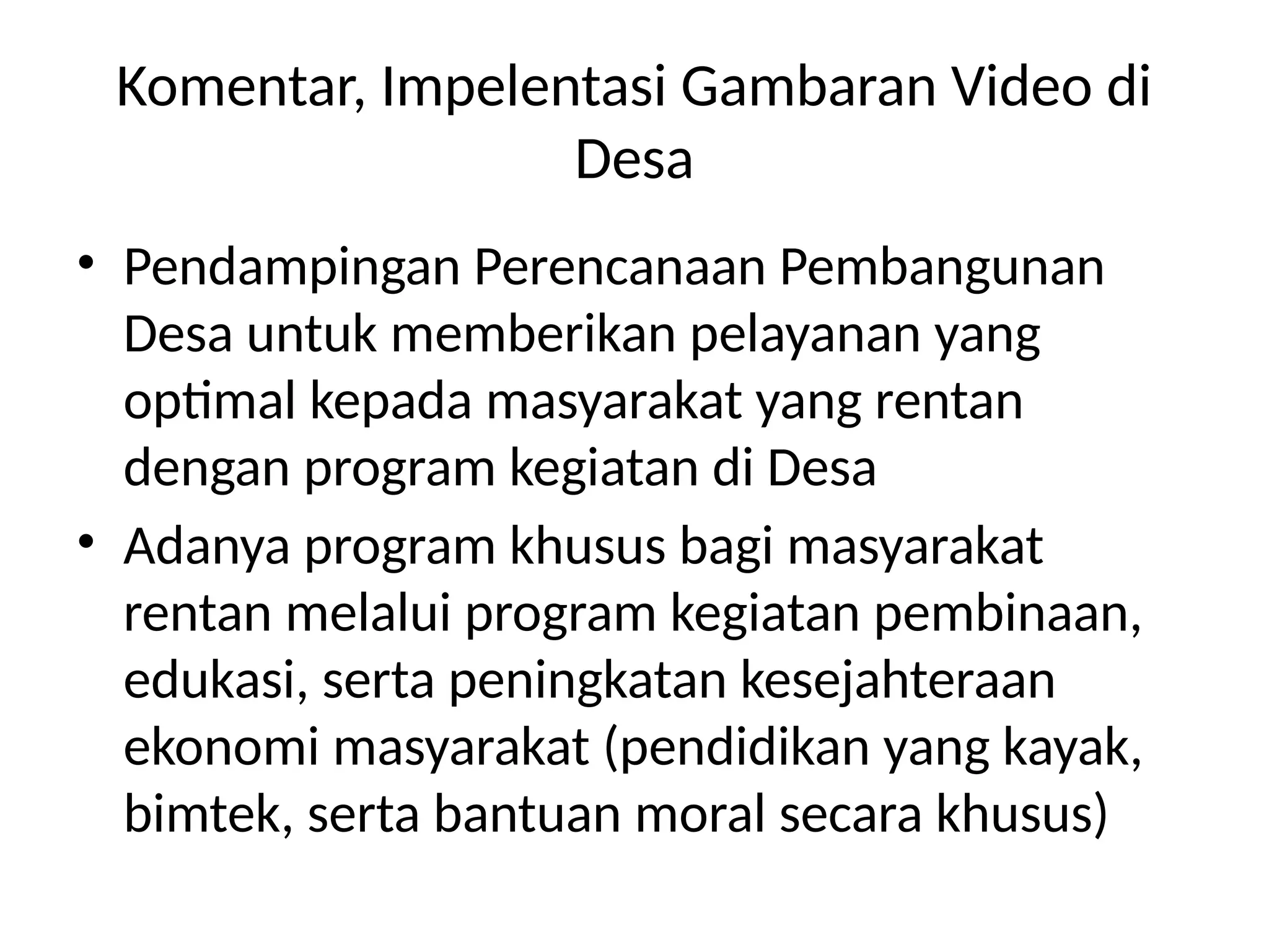 KELOMPOK IV Tugas Pertemuan I Gambaran Desa | PPT KELOMPOK IV Tugas Pertemuan I Gambaran Desa | PPT