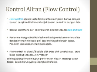 Tugas Kuliah Flow Control Error dan Selective Repeat ARQ | PPTX