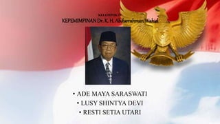 Kelompok iv Presiden Gusdur | PPT