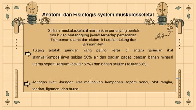 patofisiologi sistem sistem muskuloskeletal | PPTX