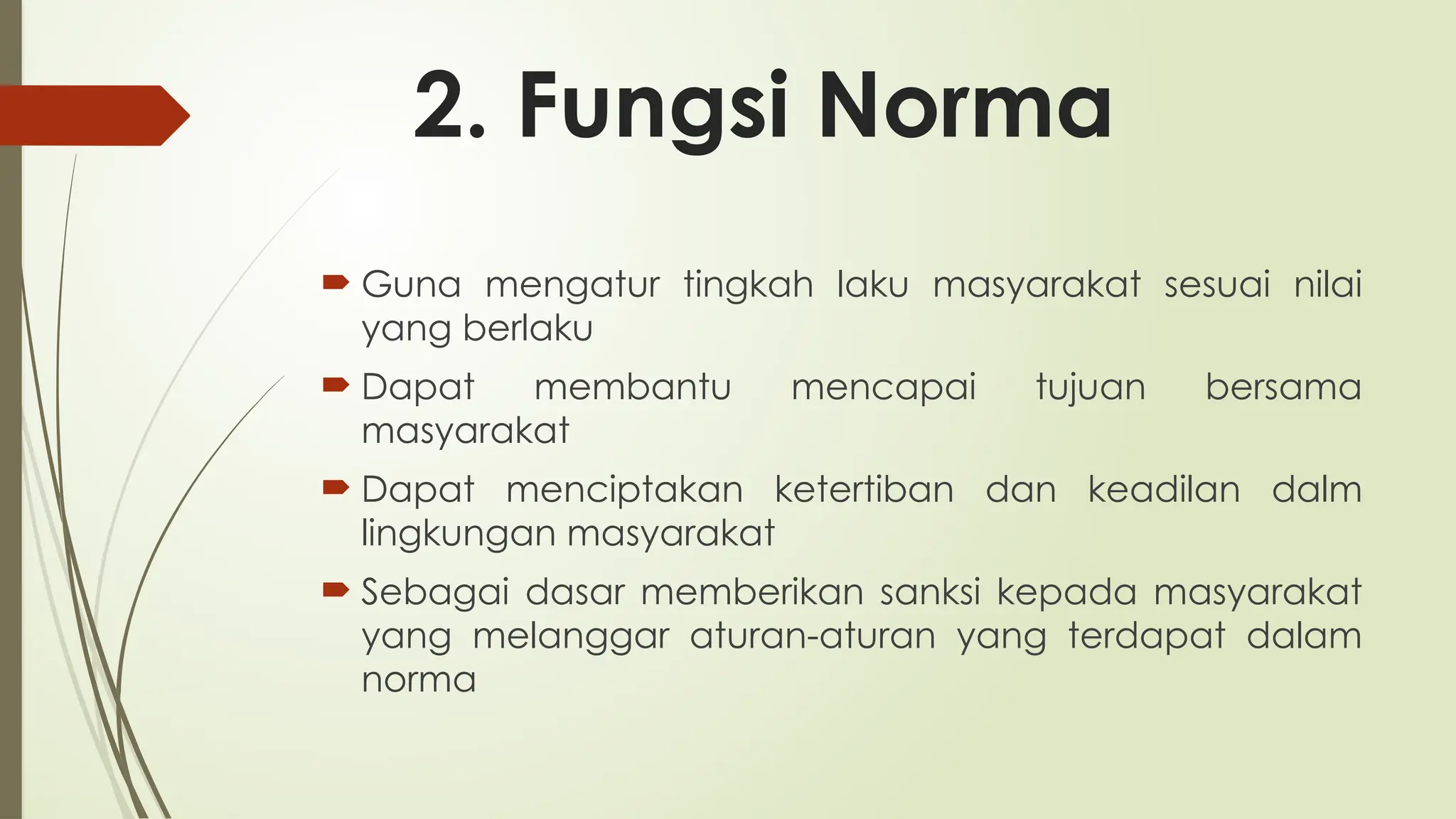 Pengertian, Fungsi, ciri-ciri, sumber, dan manfaat norma .pptx